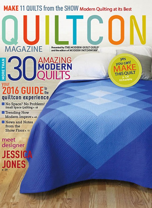Momentum in Quiltcon magazine | Melanie Tuazon